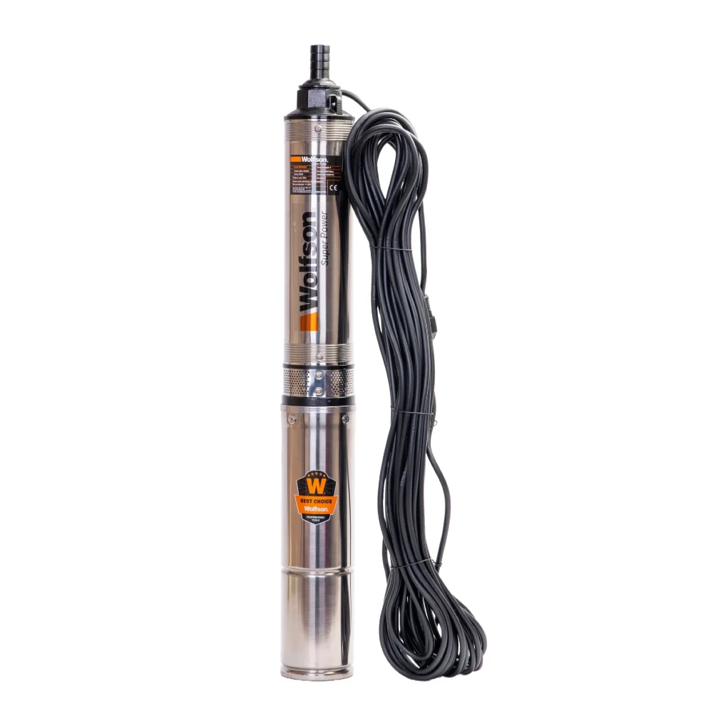 Pompă Submersibilă Apă Curată WOLFSON PM-1500-8 - 1100W, Debit 6600 l/h ...